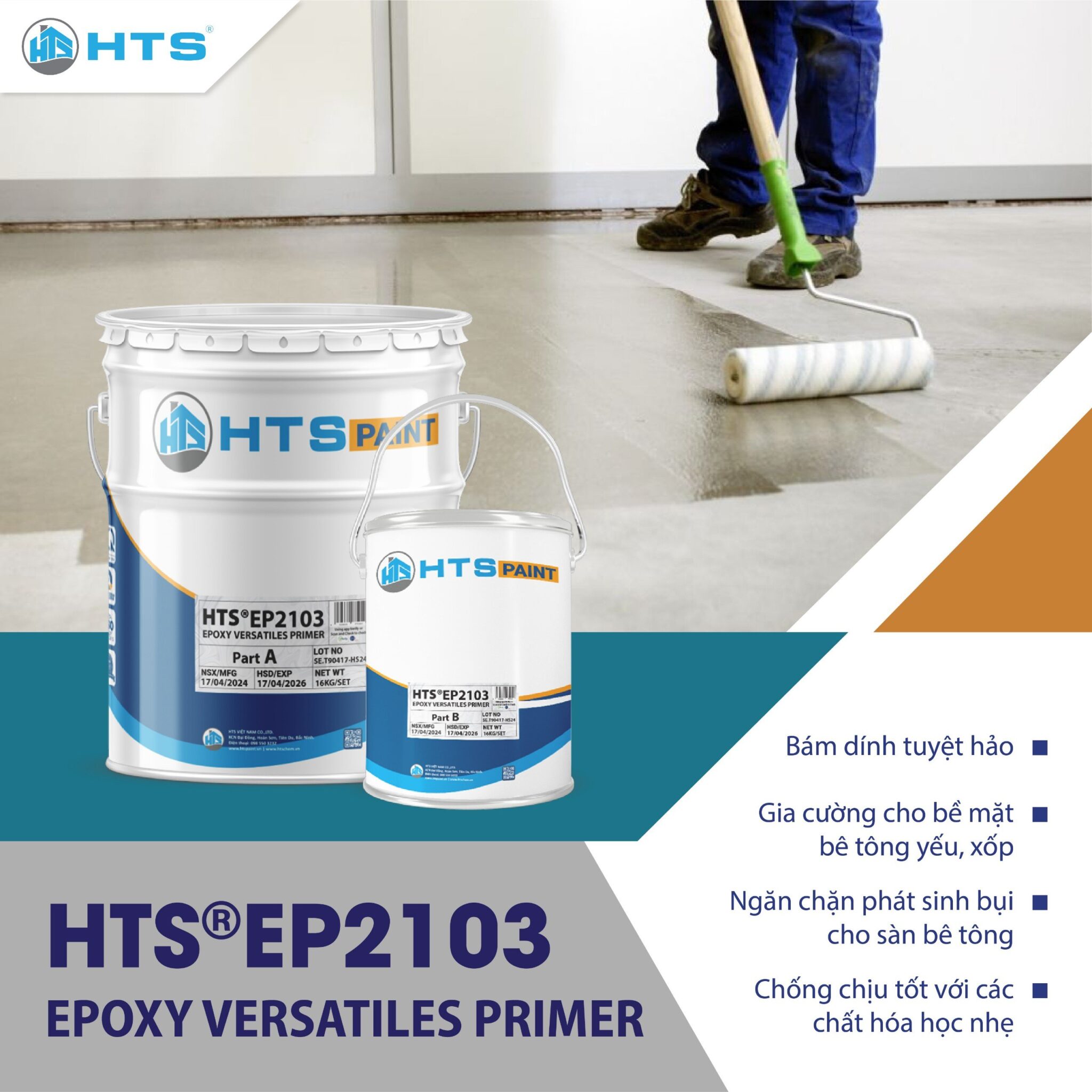 Quy trình thi công sơn nền epoxy từ A đến Z - HTS Paint - Chuyên gia ...