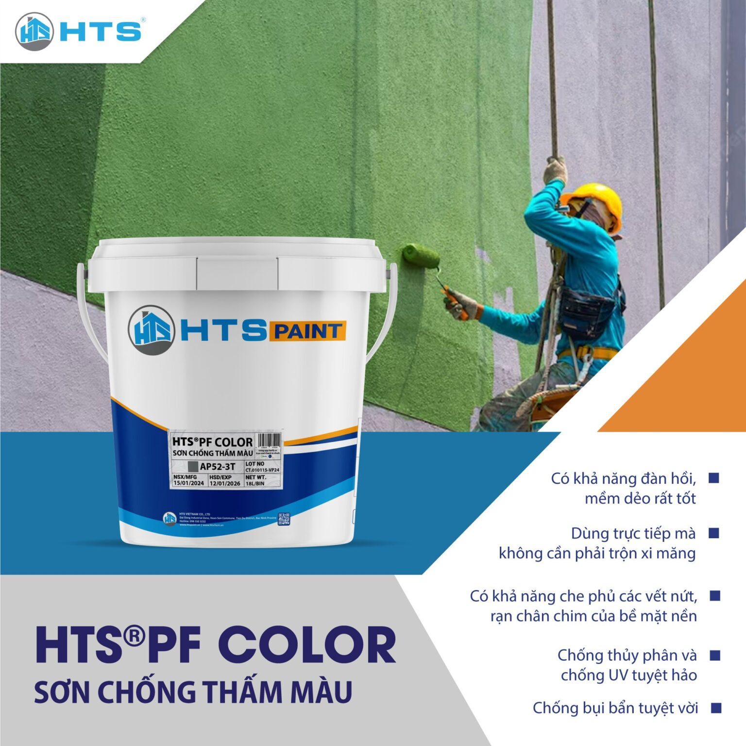Sơn dân dụng - HTS Paint - Chuyên gia sơn công nghiệp