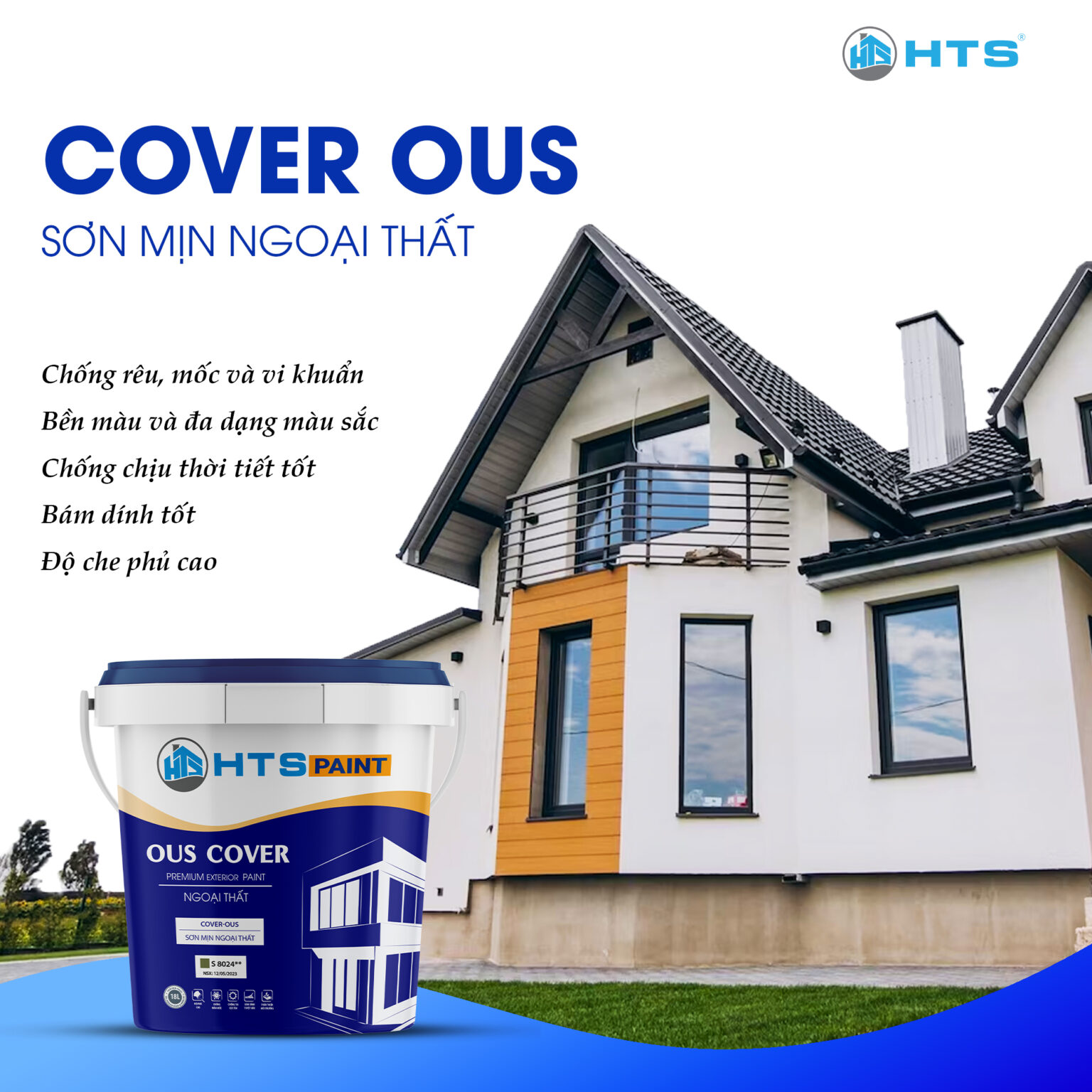 Sơn dân dụng - HTS Paint - Chuyên gia sơn công nghiệp