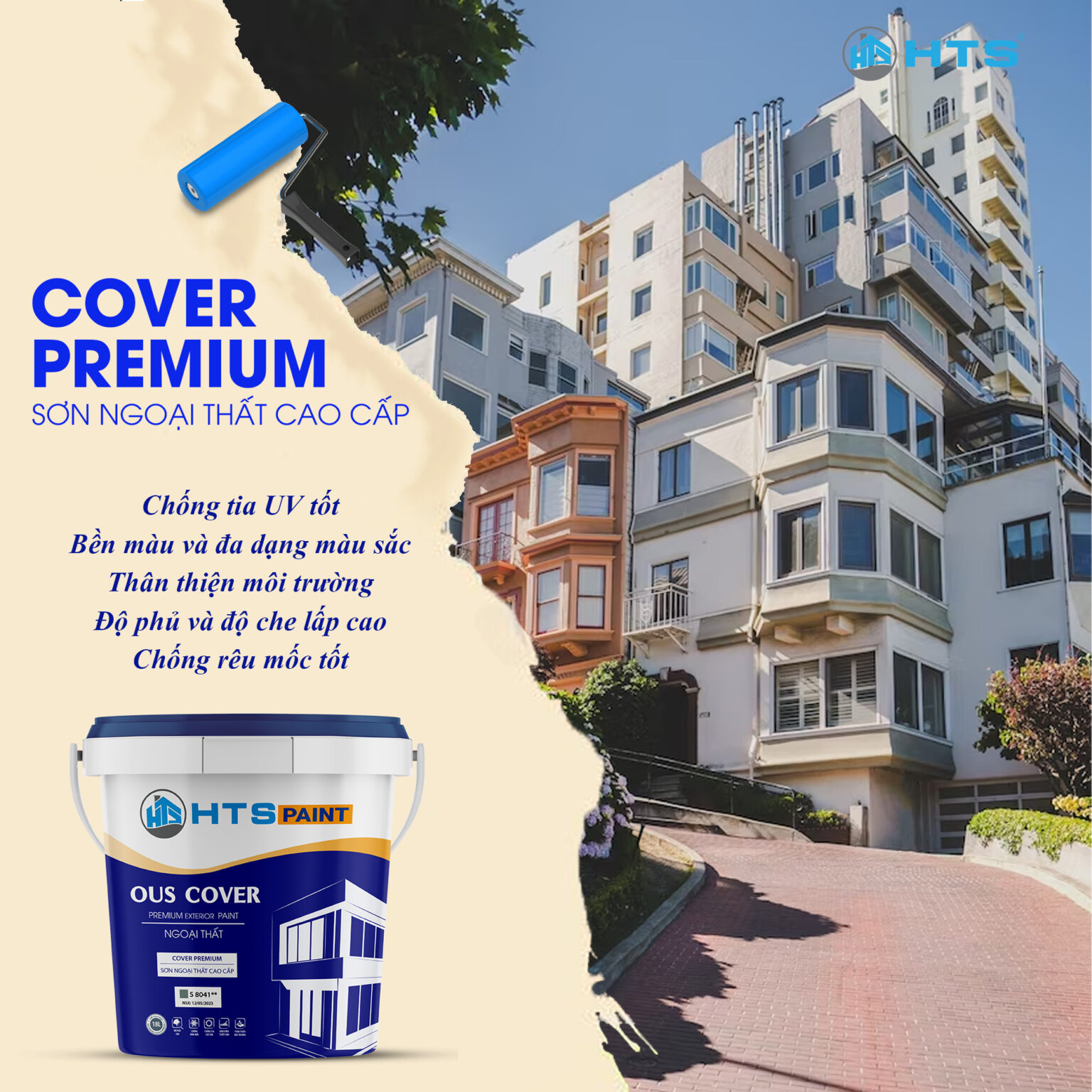 Sơn dân dụng - HTS Paint - Chuyên gia sơn công nghiệp